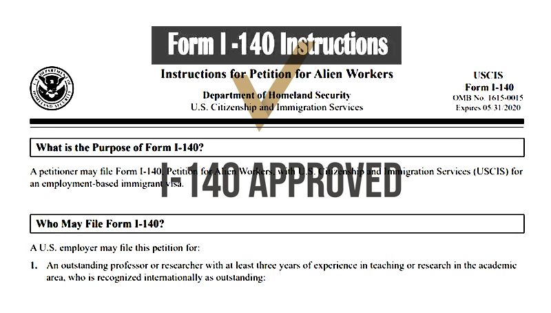 USCIS I-140表格填写指南：全面解读 - F1OPT延期/挂靠/转学/F签激活